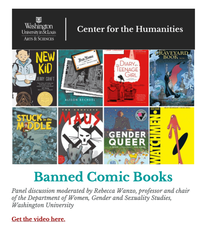 Banned Comic Books panel discussion-wustl